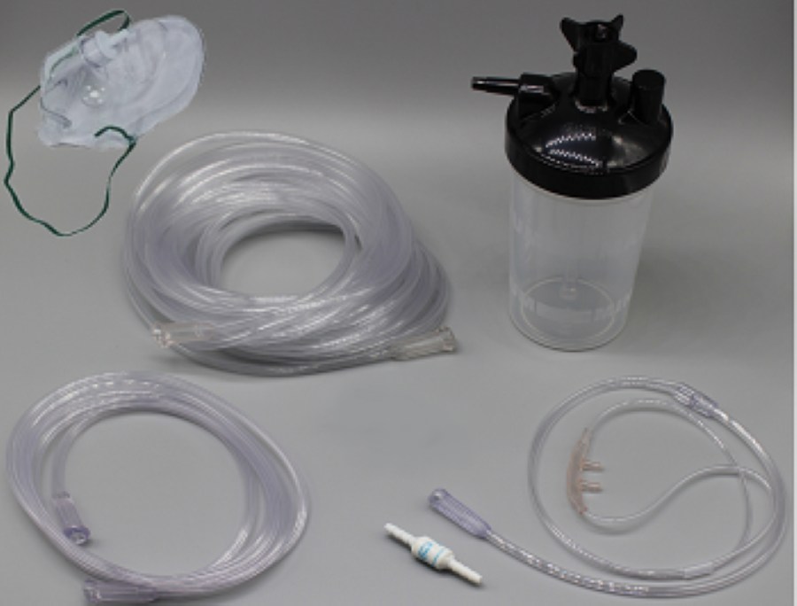 O2 Starter Set | Complete Oxygen Therapy Kit with Tubing, Cannula, and ...