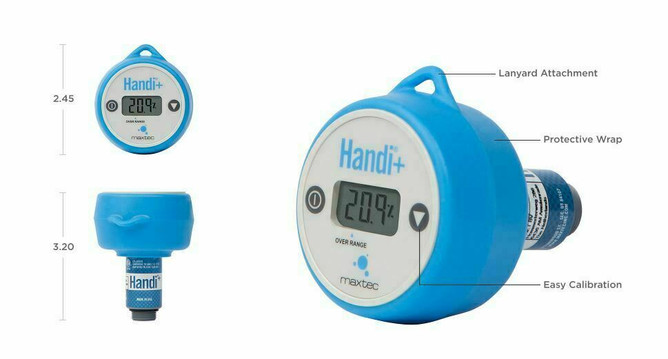 Maxtec Handi Handheld+ Oxygen Analyser Monitor, New Warranty, UK Stock ...